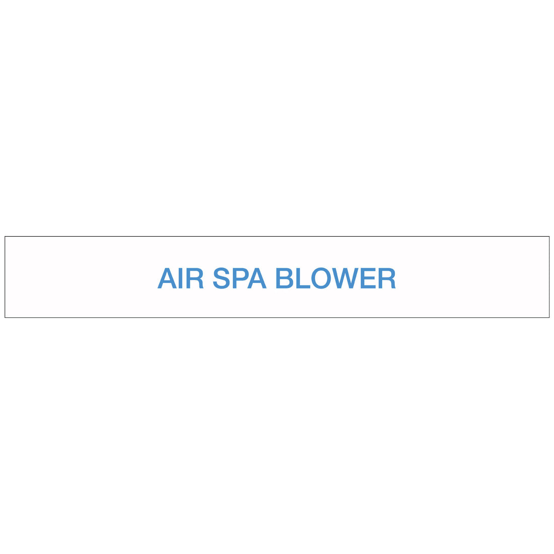 Pool/Spa - Air SPA Blower - Pipe Marker Sticker – New Signs