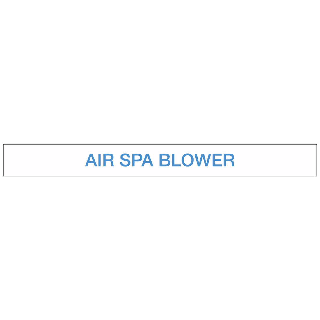 Pool/Spa - Air SPA Blower - Pipe Marker Sticker – New Signs