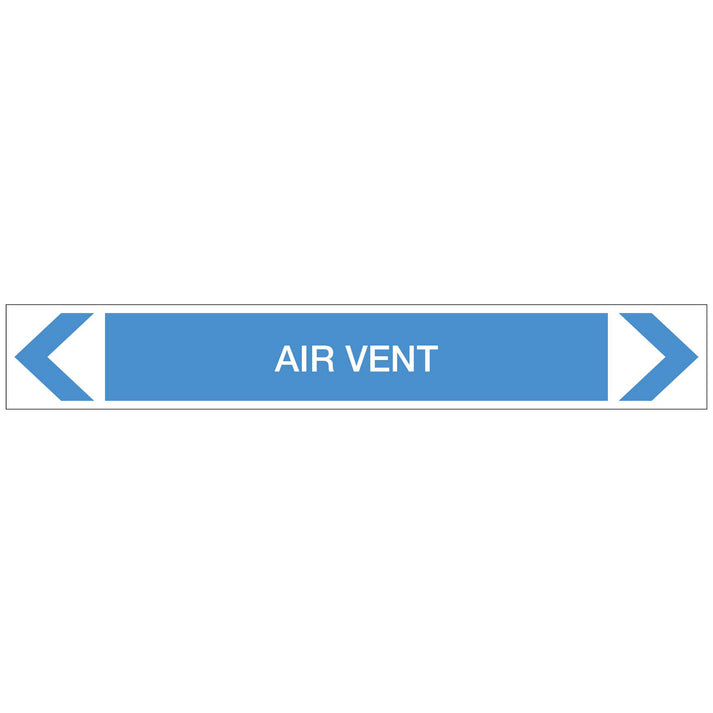 Air - Air Vent - Pipe Marker Sticker – New Signs