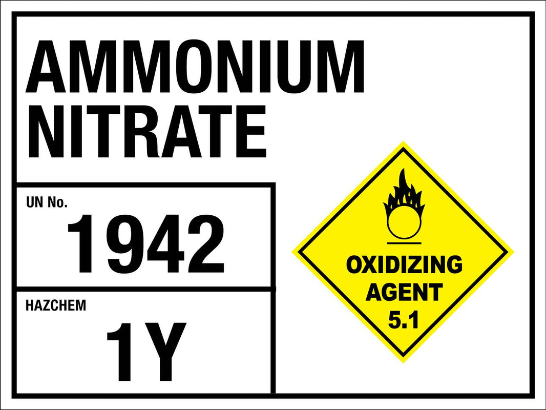 Hazchem Bulk Storage Signs – New Signs