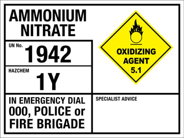 Hazchem Signs for Safety and Compliance | New Signs Australia