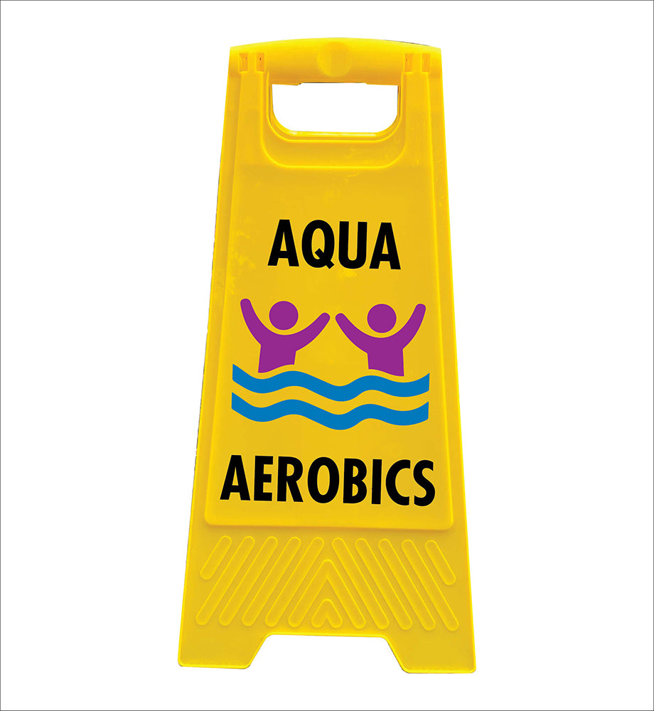 Yellow A-Frame - Aqua Aerobics – New Signs
