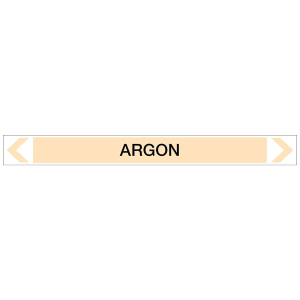 Gases - Argon - Pipe Marker Sticker – New Signs