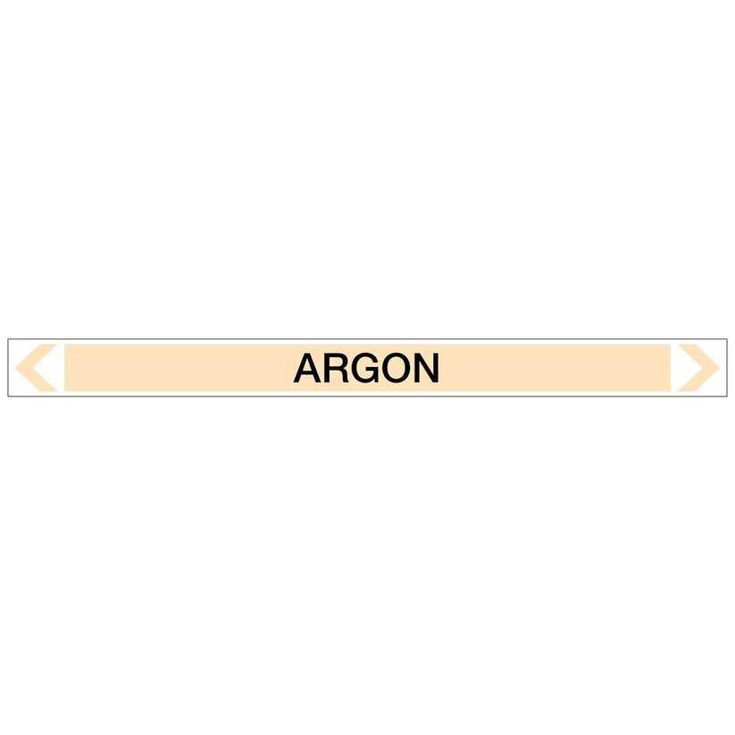 Gases - Argon - Pipe Marker Sticker – New Signs
