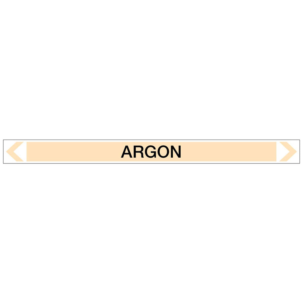 Gases - Argon - Pipe Marker Sticker – New Signs