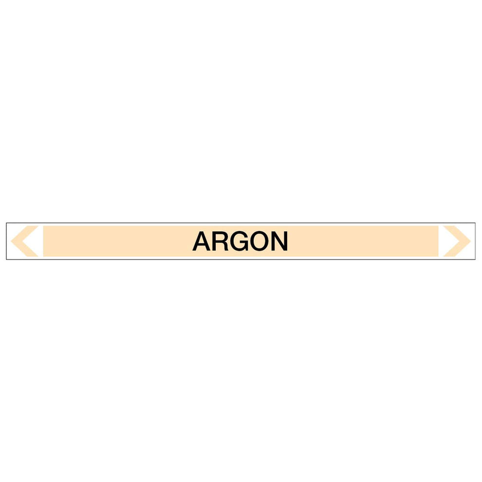 Gases - Argon - Pipe Marker Sticker – New Signs