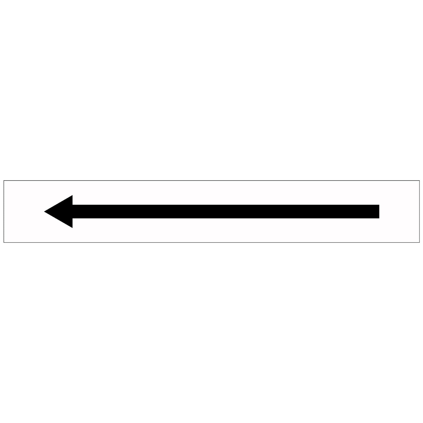 Pool/Spa - Arrow Left Symbol - Pipe Marker Sticker – New Signs