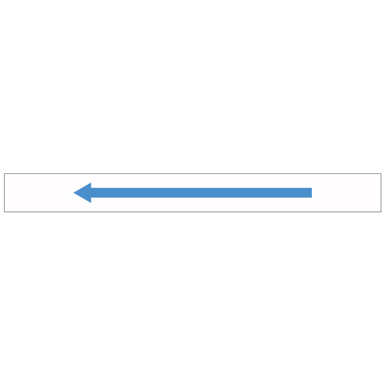 Pool/Spa - Arrow Left (Blue) - Pipe Marker Sticker – New Signs