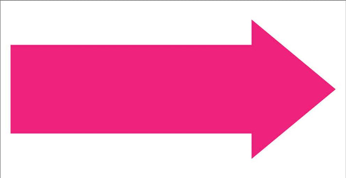 Arrow Sign Pink – New Signs