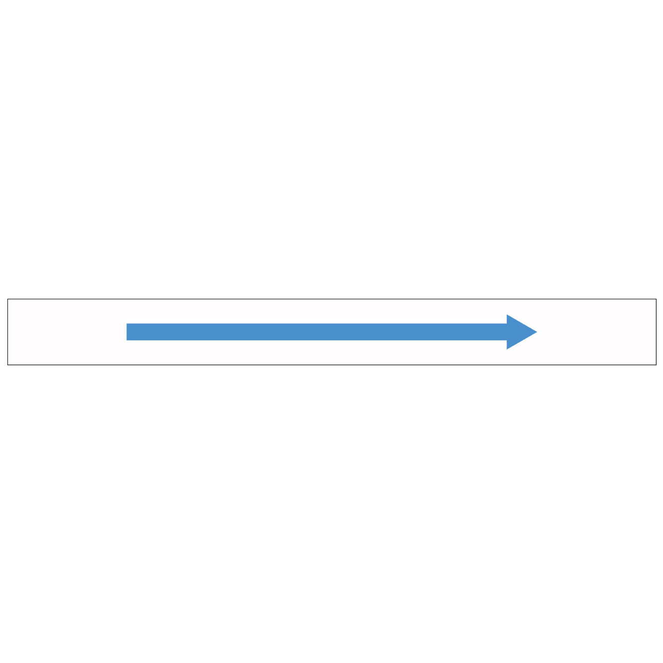 Pool/Spa - Arrow Right (Blue) - Pipe Marker Sticker – New Signs
