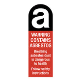 Asbestos Stickers, Warning Labels & Hazard Signs - New Signs