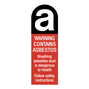 Asbestos Stickers, Warning Labels & Hazard Signs - New Signs