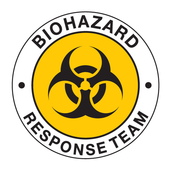 BIOHAZARD RESPONSE TEAM Hard Hat Stickers – New Signs