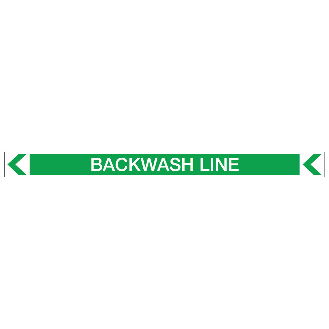 Pool/Spa - Backwash Line (Left) - Pipe Marker Sticker – New Signs