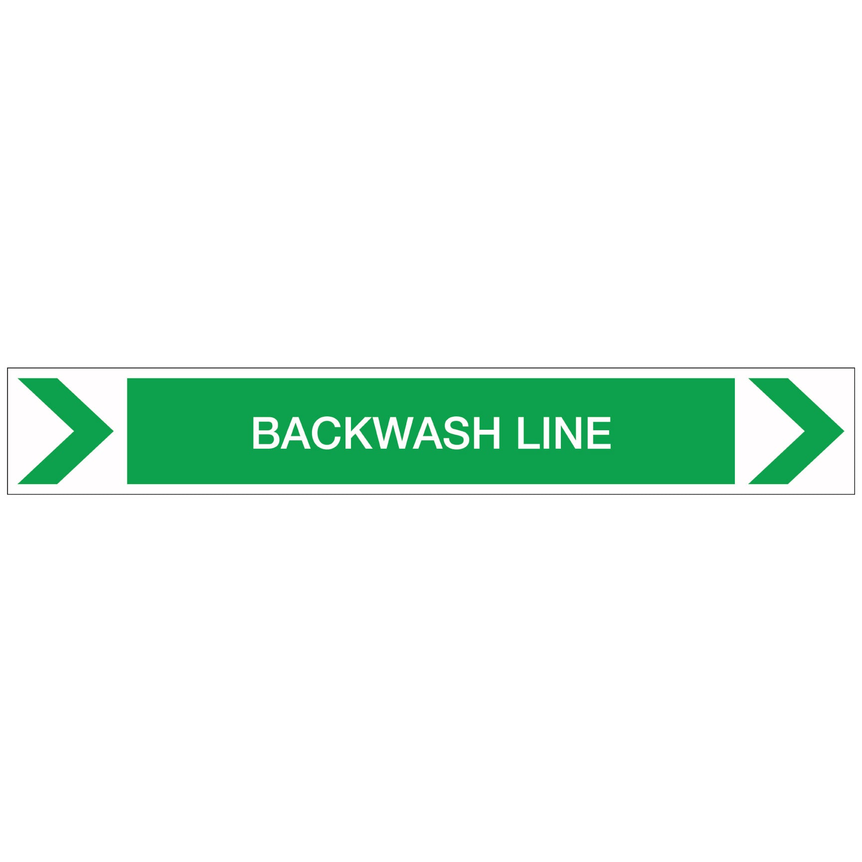 Pool/Spa - Backwash Line (Right) - Pipe Marker Sticker – New Signs