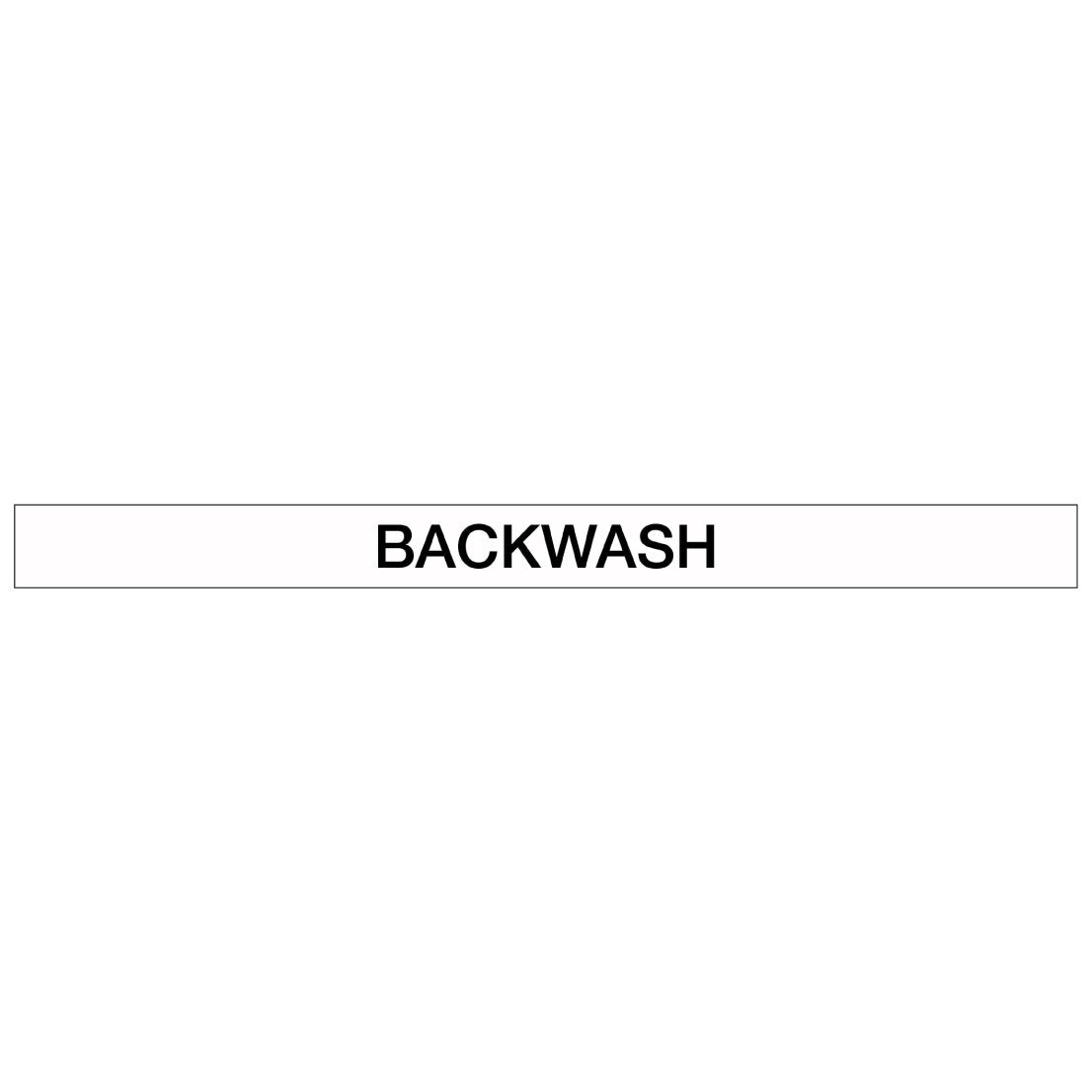 Pool/Spa - Backwash - Pipe Marker Sticker – New Signs