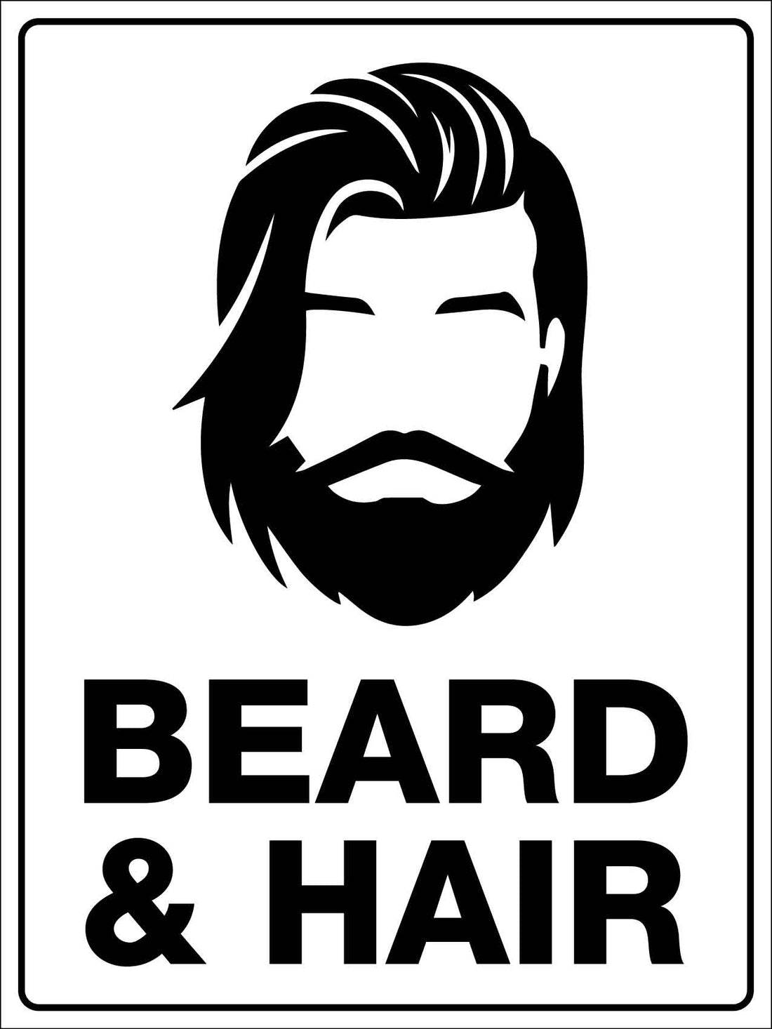 Beard And Hair Sign – New Signs