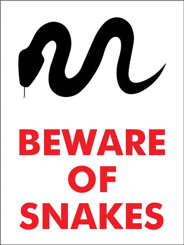 Snake Signs | Australian Snake Warning Signage – New Signs