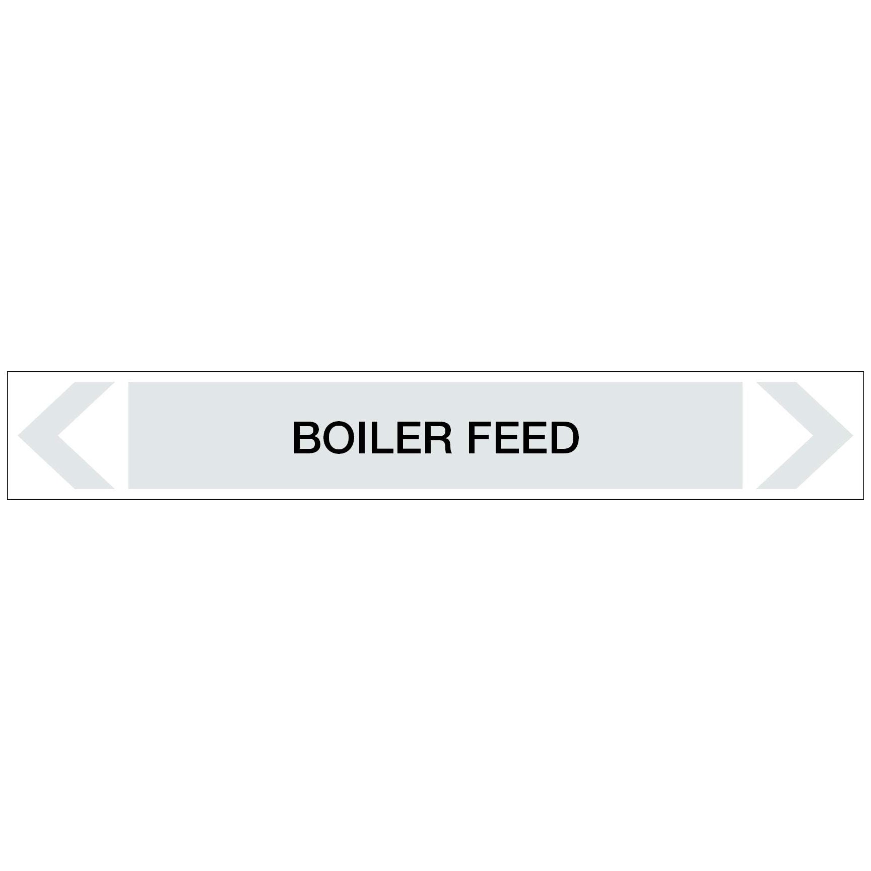 Steam - Boiler Feed - Pipe Marker Sticker – New Signs