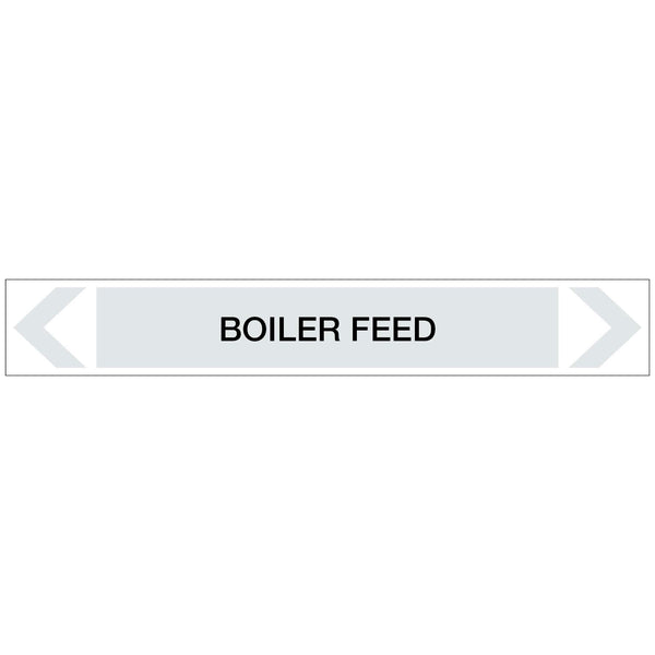 Steam - Boiler Feed - Pipe Marker Sticker – New Signs