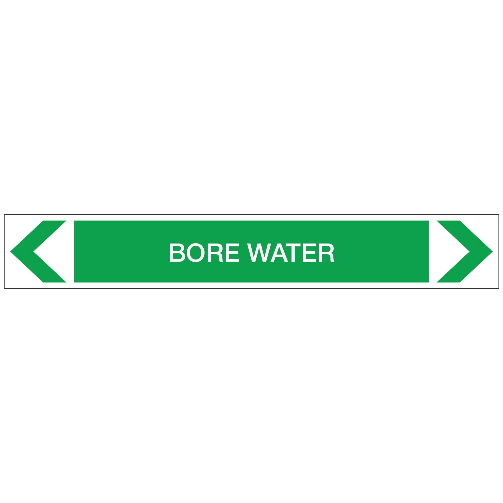Water - Bore Water - Pipe Marker Sticker – New Signs
