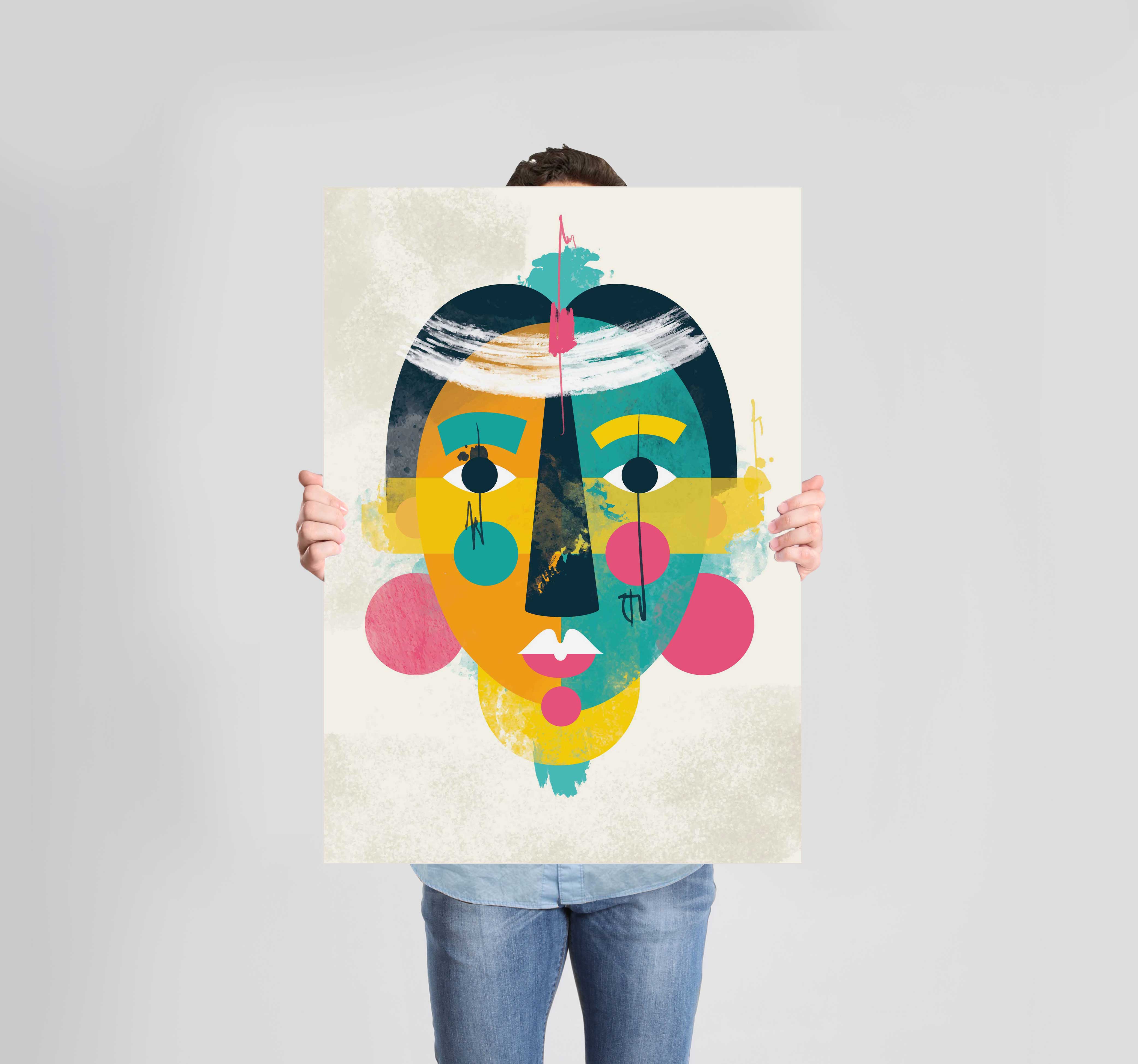 Bright Abstract Poster Wall Art Prints – New Signs