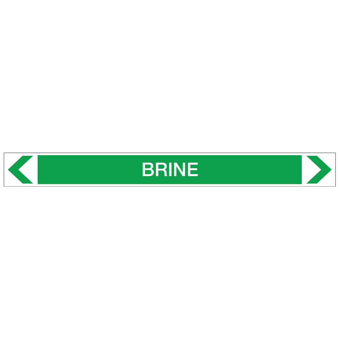 Water - Brine - Pipe Marker Sticker – New Signs