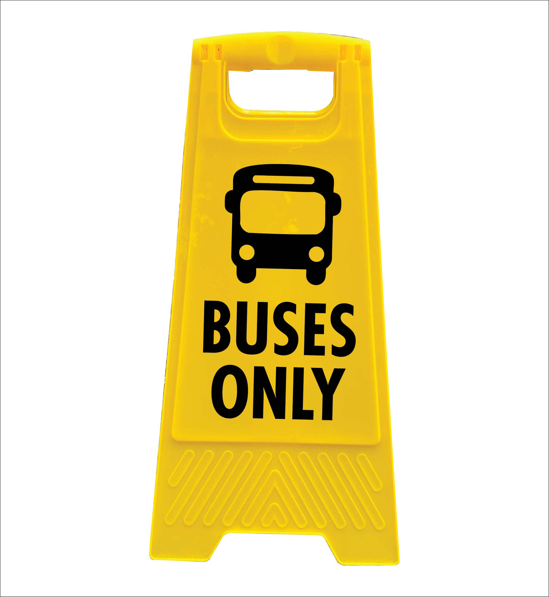 Yellow A-Frame - Buses Only – New Signs