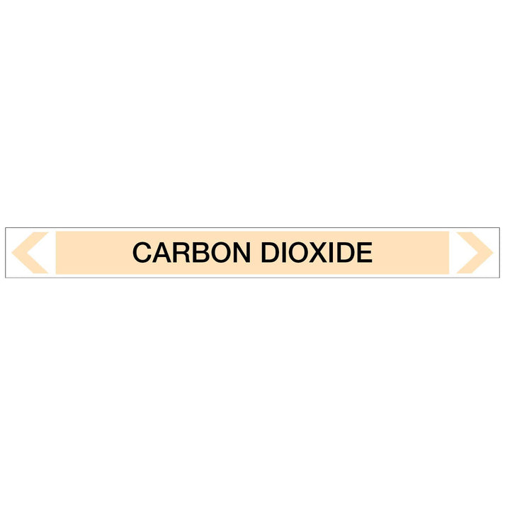 Gases - Carbon Dioxide - Pipe Marker Sticker – New Signs