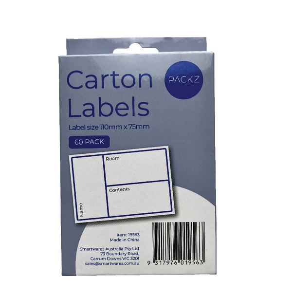 Carton Labels – New Signs