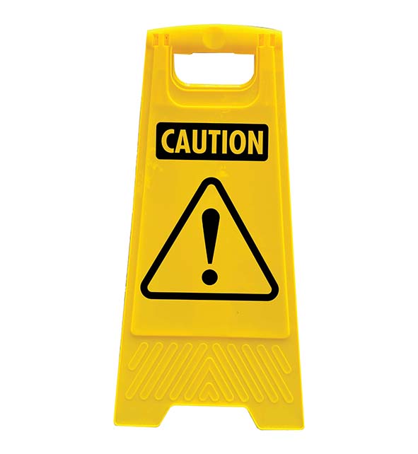 Yellow A-Frame - Caution – New Signs
