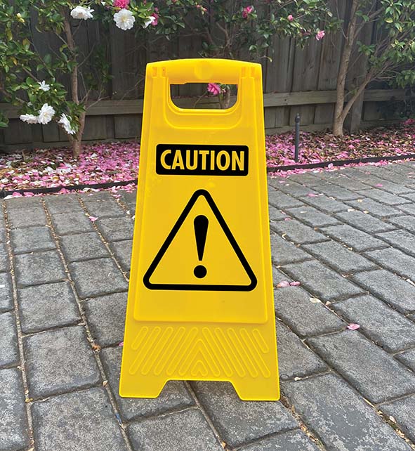Yellow A-Frame - Caution – New Signs