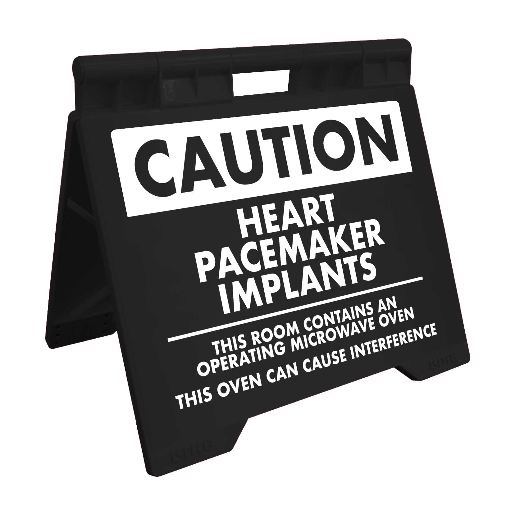 Caution Heart Pacemaker Implants - Evarite A-Frame Sign – New Signs