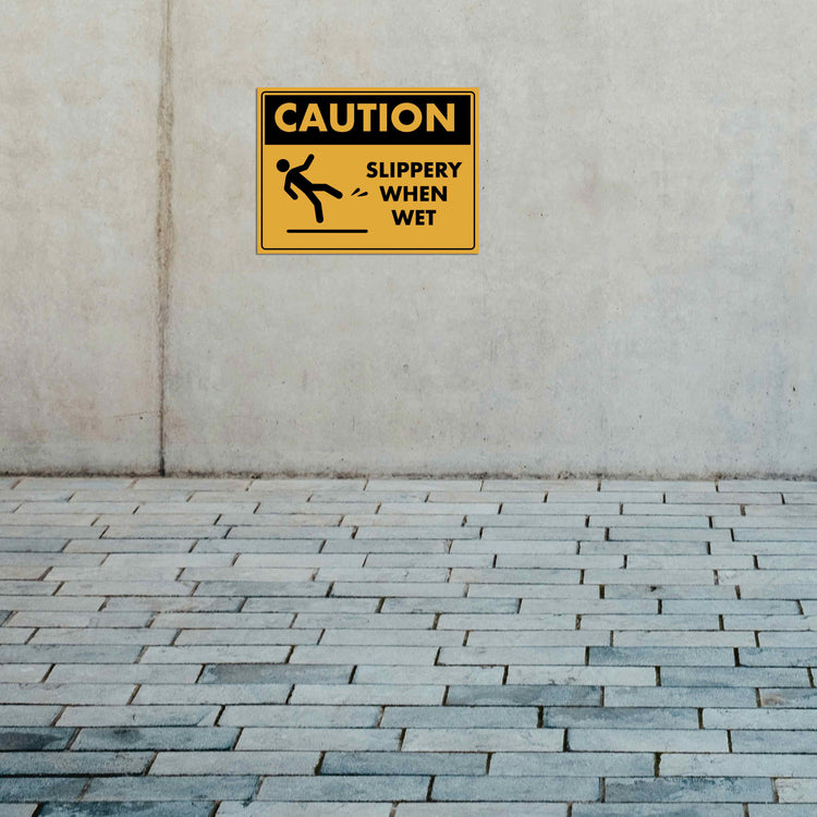 Slippery When Wet Signs – New Signs