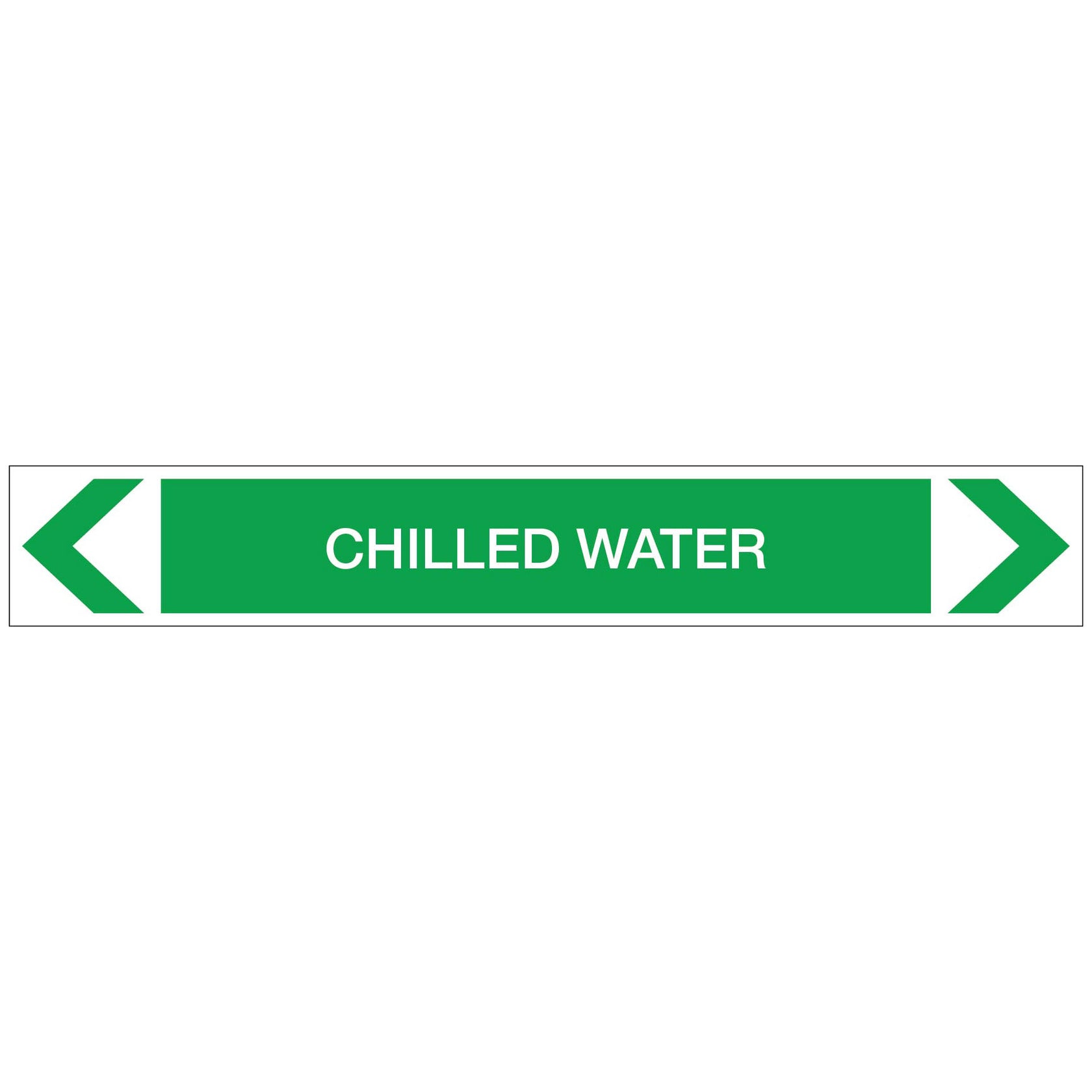 Water - Chilled Water - Pipe Marker Sticker – New Signs