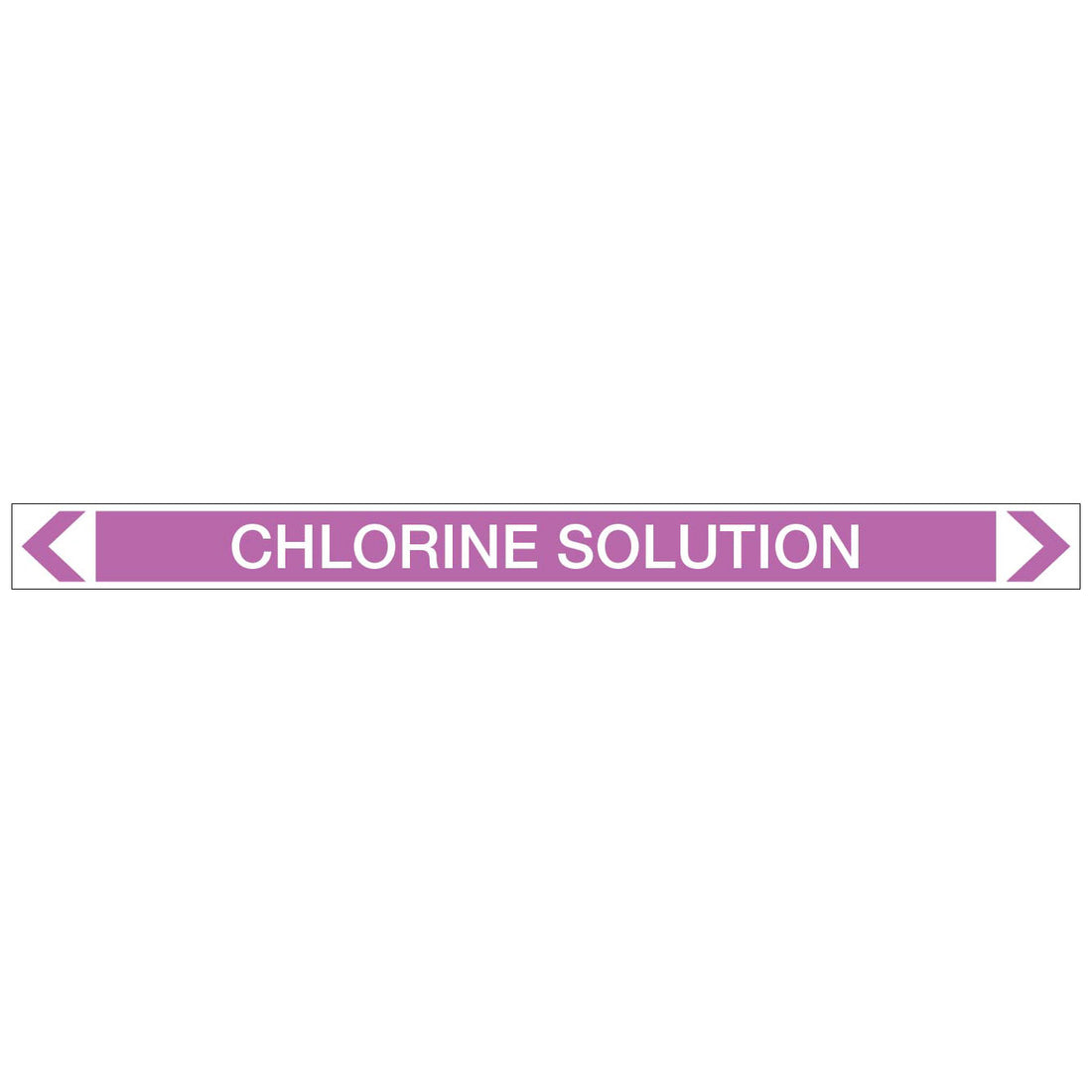 Alkalis / Acids - Chlorine Solution - Pipe Marker Sticker – New Signs
