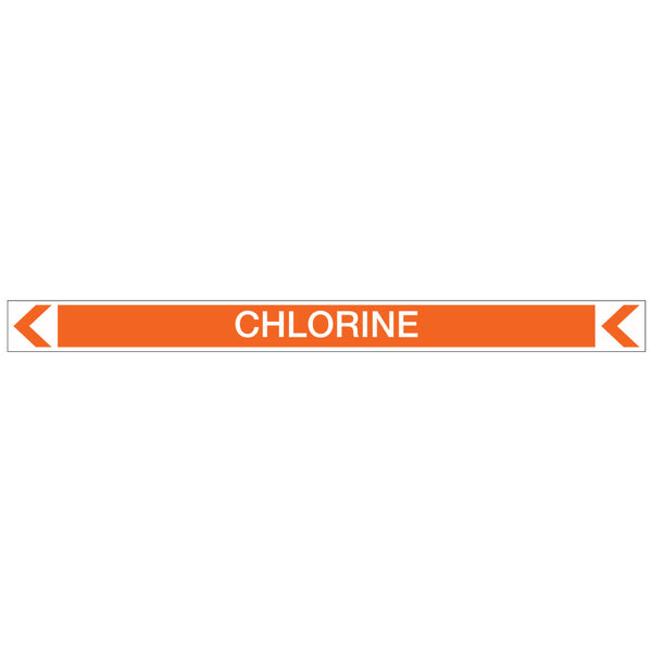 Pool/Spa - Chlorine (Left) - Pipe Marker Sticker – New Signs