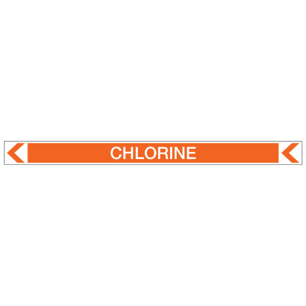 Pool/Spa - Chlorine (Left) - Pipe Marker Sticker – New Signs