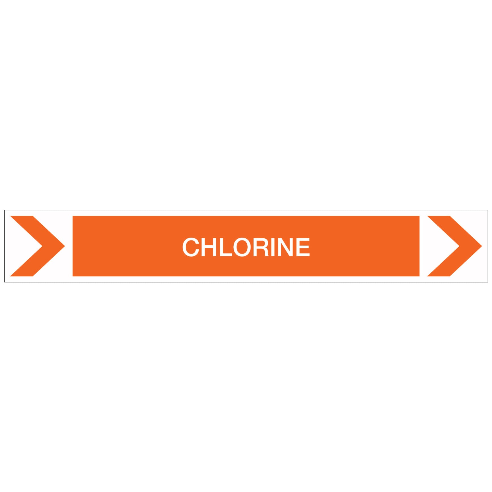 Pool/Spa - Chlorine (Right) - Pipe Marker Sticker – New Signs