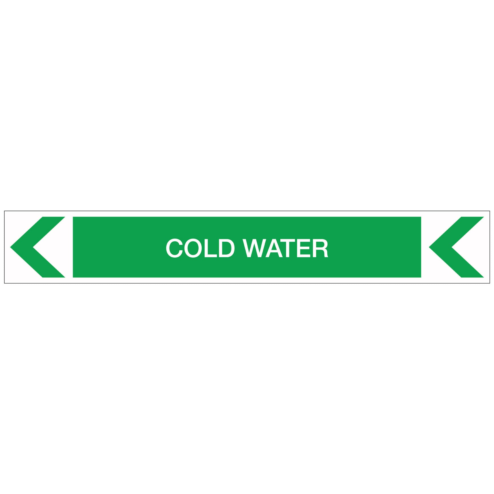 Pool/Spa - Cold Water (Left) - Pipe Marker Sticker – New Signs
