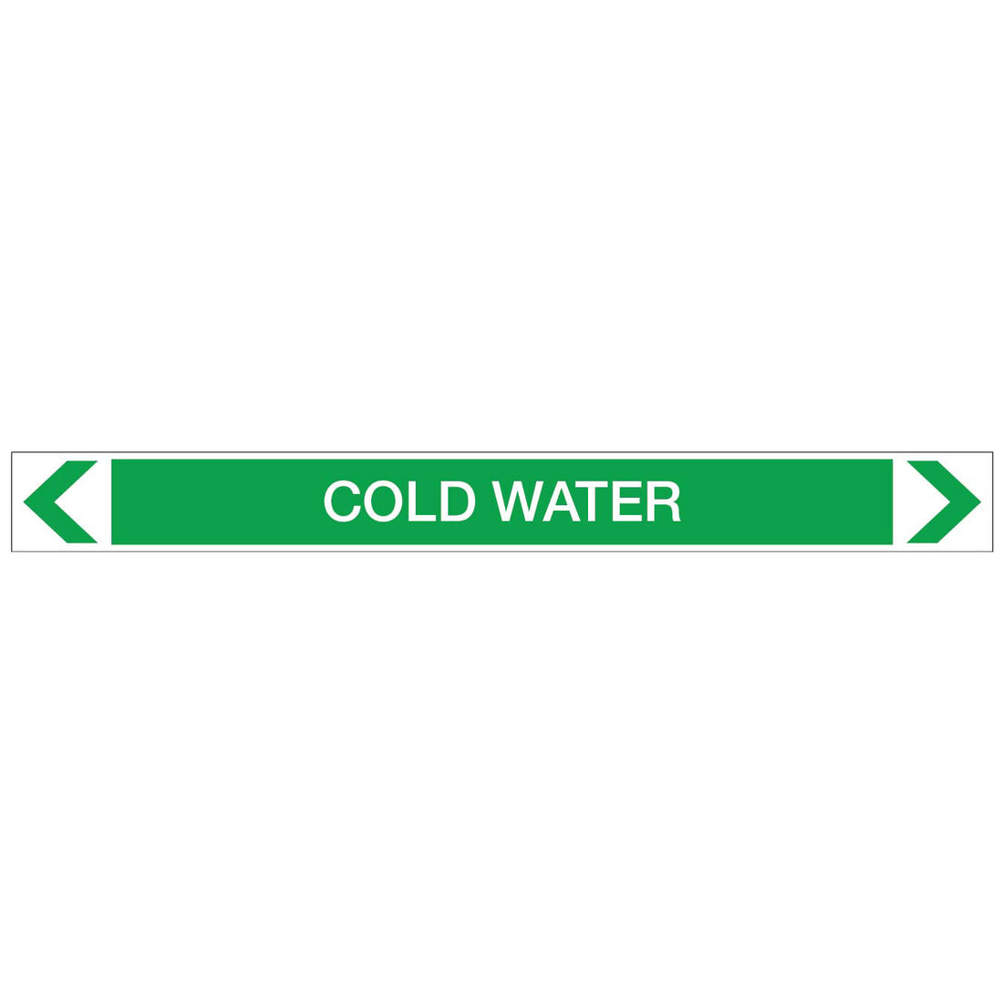 Water - Cold Water - Pipe Marker Sticker – New Signs