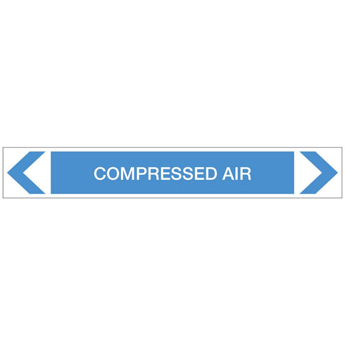 Air - Compressed Air - Pipe Marker Sticker – New Signs