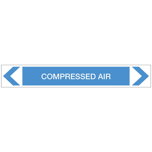 Air - Compressed Air - Pipe Marker Sticker – New Signs
