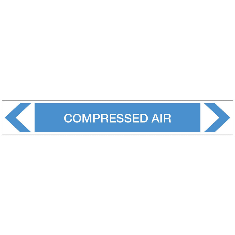 Air - Compressed Air - Pipe Marker Sticker – New Signs