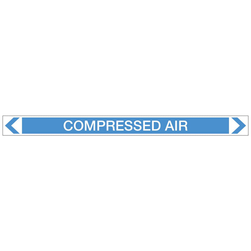 Air - Compressed Air - Pipe Marker Sticker – New Signs