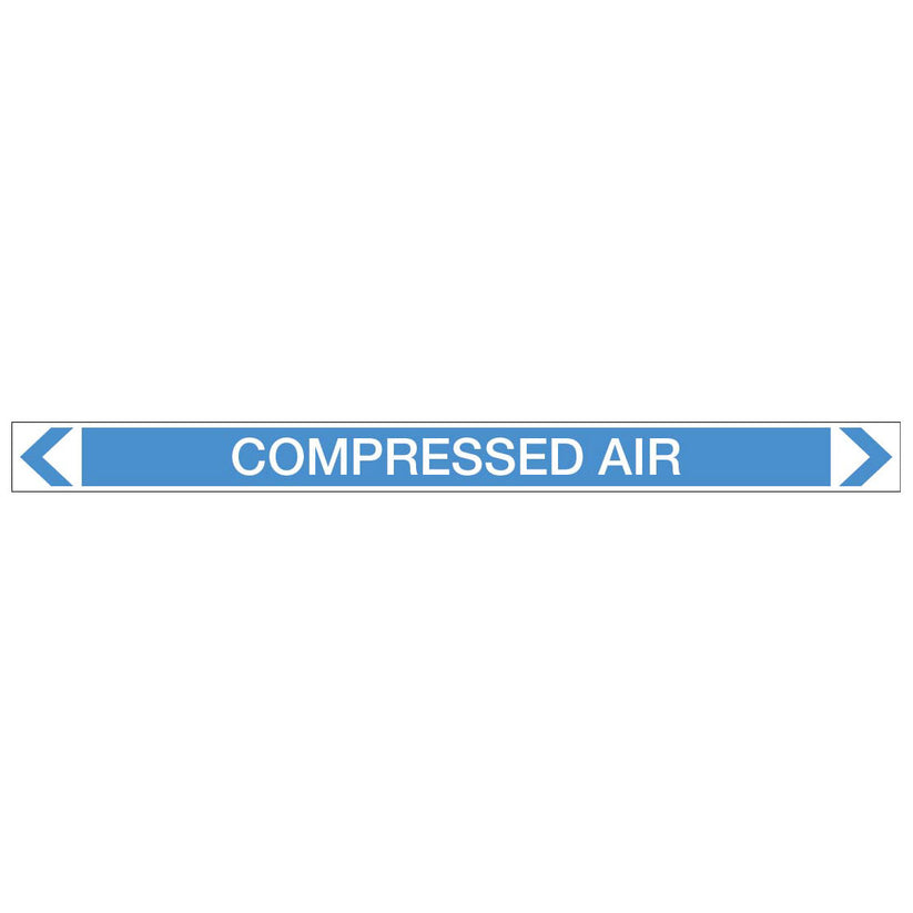 Air - Compressed Air - Pipe Marker Sticker – New Signs