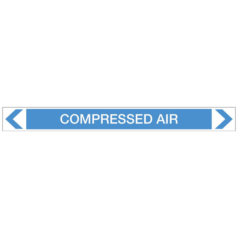 Air - Compressed Air - Pipe Marker Sticker – New Signs