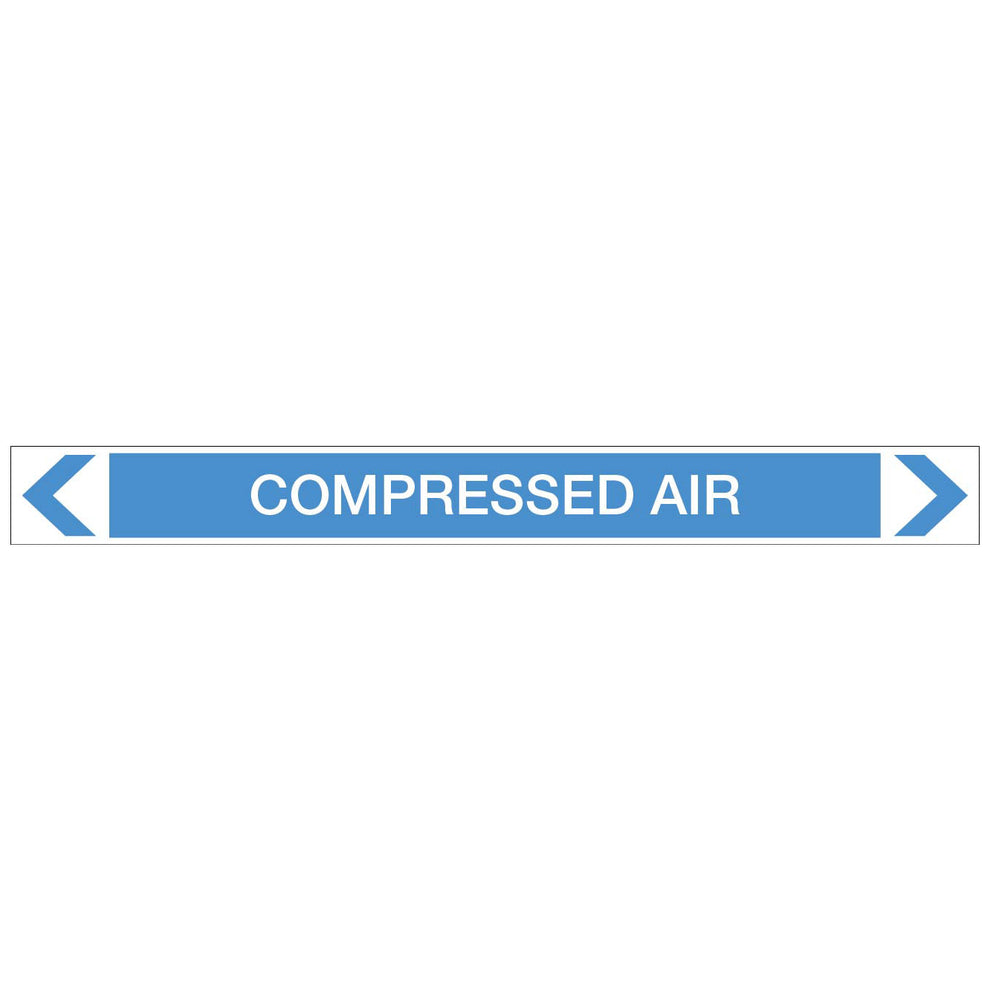 Air - Compressed Air - Pipe Marker Sticker – New Signs