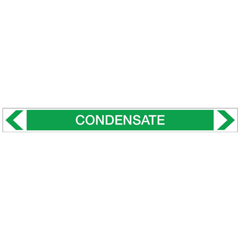 Water - Condensate - Pipe Marker Sticker – New Signs