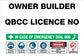 Construction Owner Builder QLD Sign – New Signs